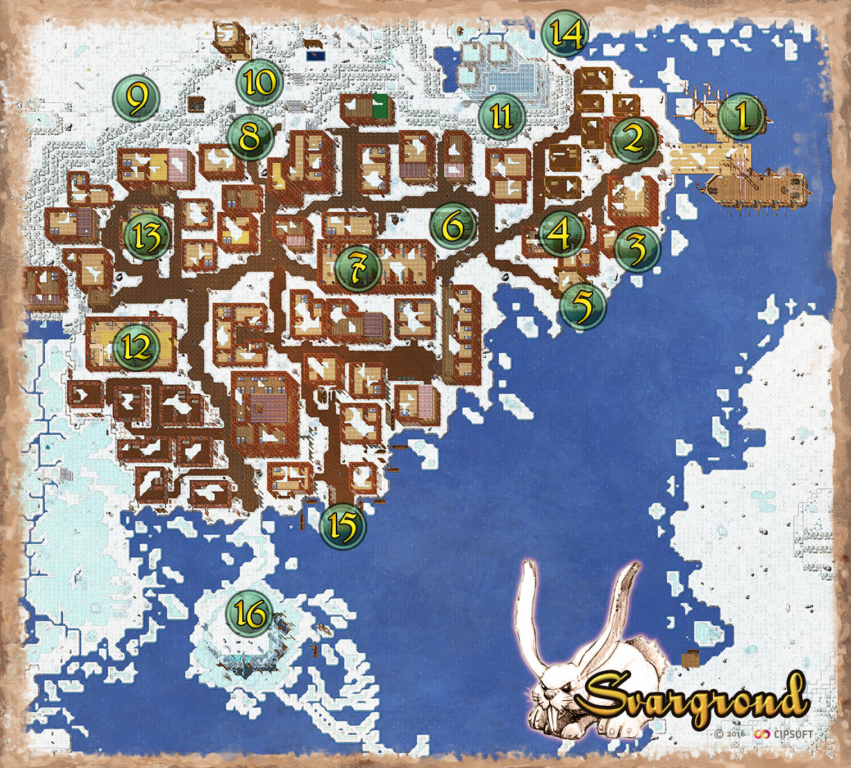 Arquivo:Svargrond map big.jpg - Tibia Wiki - A Enciclopédia do Tibia