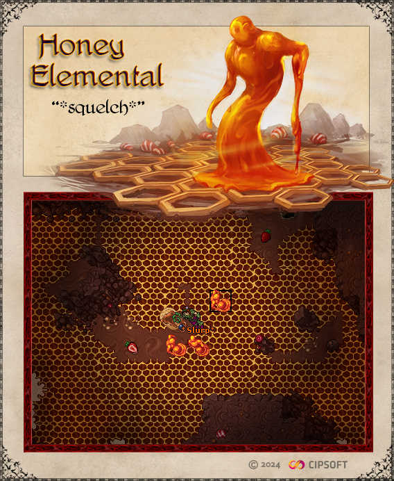 Arquivo:Artwork Honey Elemental.jpg - Tibia Wiki - A Enciclopédia do Tibia