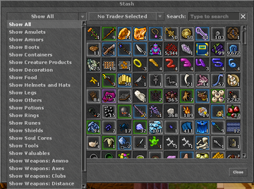 Stash - Tibia Wiki - A Enciclopédia do Tibia