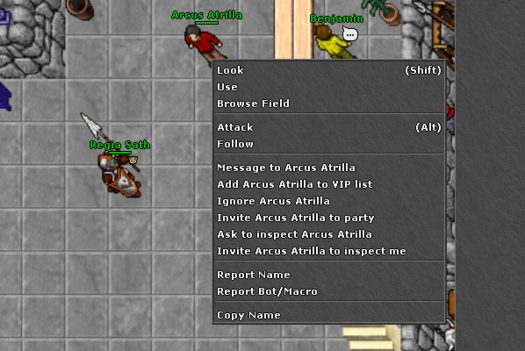 Game Window - Tibia Wiki - A Enciclopédia do Tibia