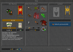 Permanent Prey Slot - Tibia Wiki - A Enciclopédia do Tibia