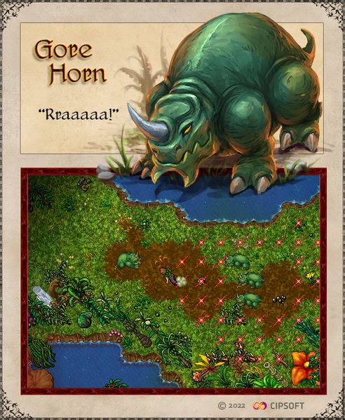 Arquivo:Artwork Gore Horn.jpg - Tibia Wiki - A Enciclopédia do Tibia