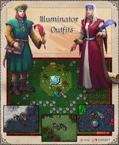 Illuminator Outfits - Tibia Wiki - A Enciclopédia do Tibia