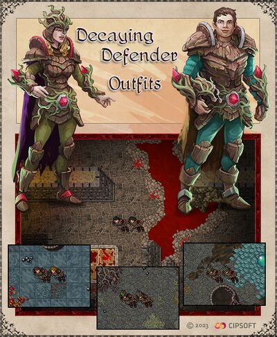 Decaying Defender Outfits - Tibia Wiki - A Enciclopédia do Tibia
