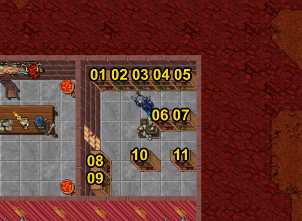 Bibliotecas de Thais Underground - Tibia Wiki - A Enciclopédia do Tibia