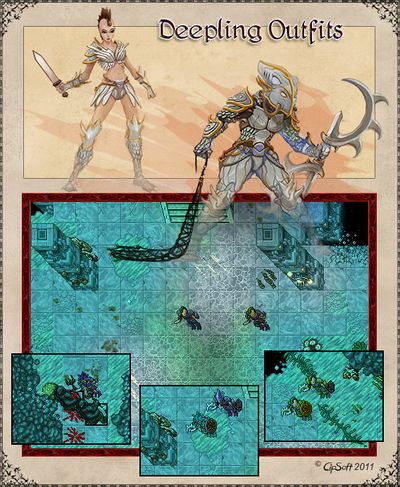 Deepling Outfits - Tibia Wiki - A Enciclopédia do Tibia