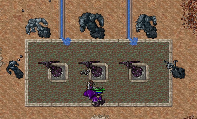 Arquivo:Fonte e Estátuas.png - Tibia Wiki - A Enciclopédia do Tibia