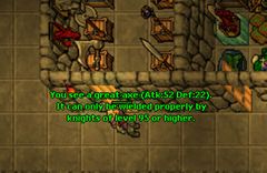 Great Axe - Tibia Wiki - A Enciclopédia do Tibia